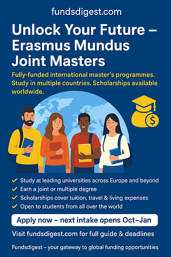 Erasmus Mundus Joint Masters - Funds Digest